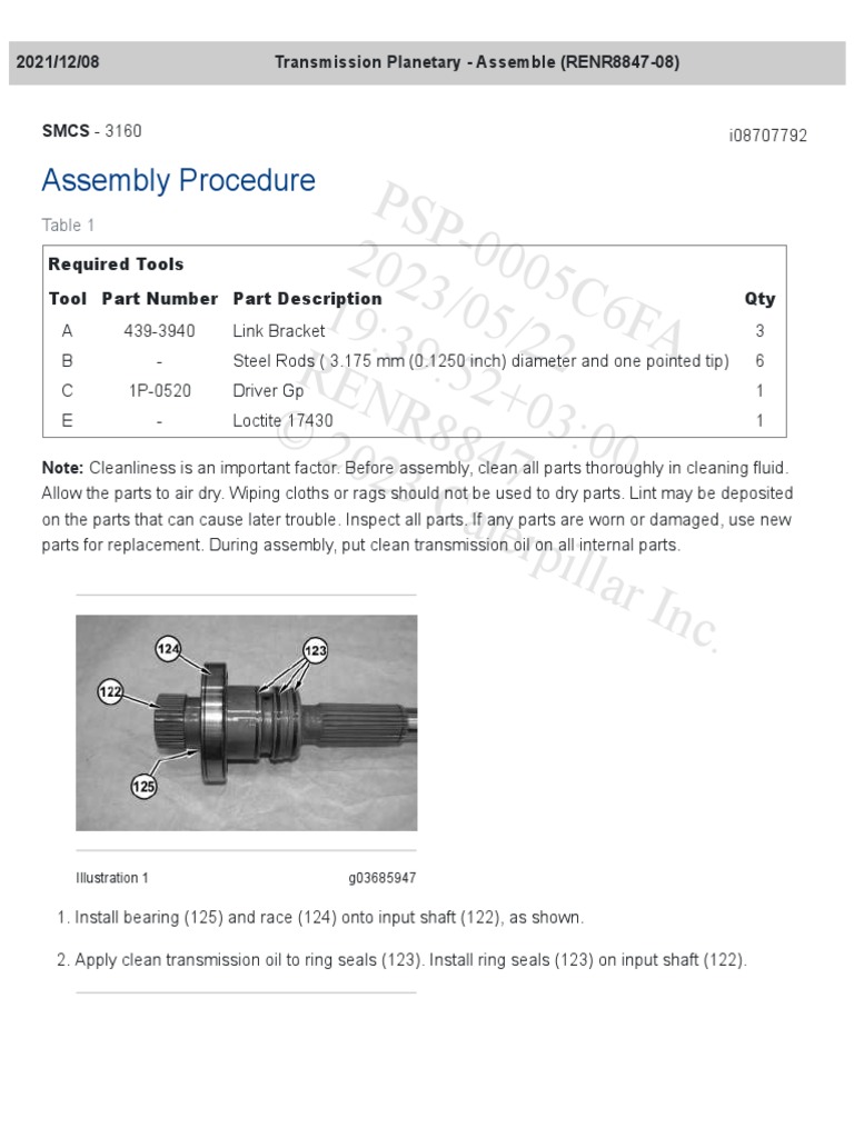 966h Trans Assy | PDF