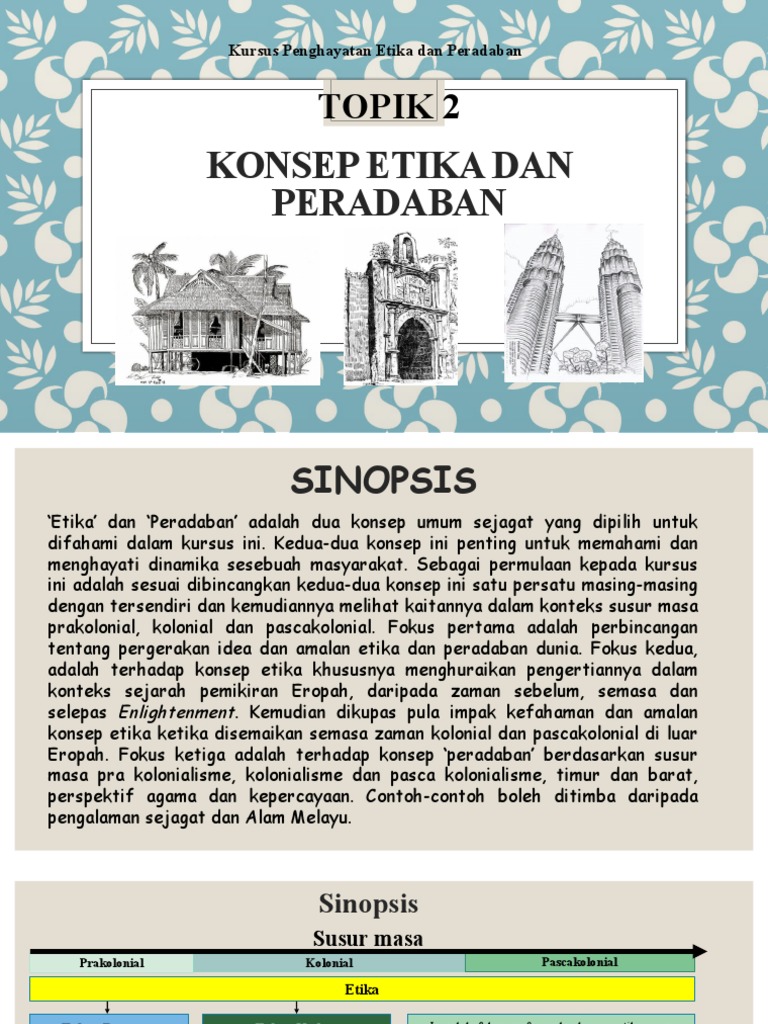 Topik 2 - Konsep Etika Dan Peradaban | PDF