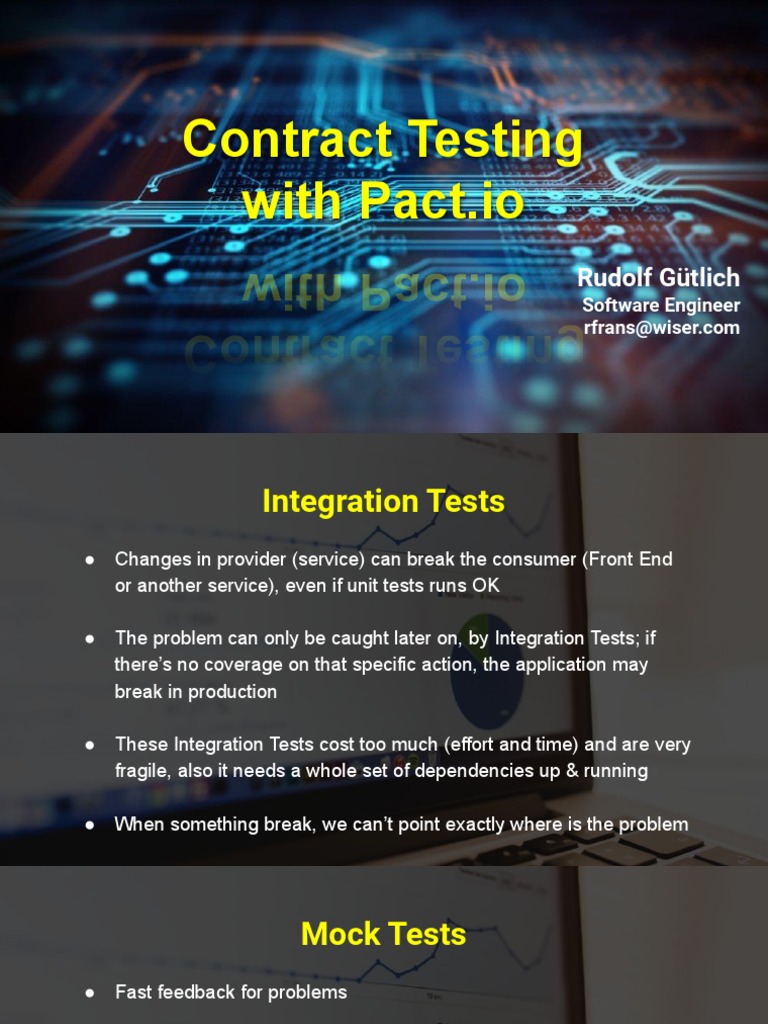 Contract Testing With Pact Io Pdf Json Computing 7057