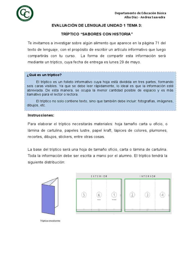Guía para Crear un Tríptico Informativo | PDF