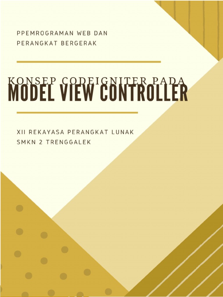 Konsep Codeigniter Pada MVC | PDF Konsep Codeigniter Pada MVC | PDF