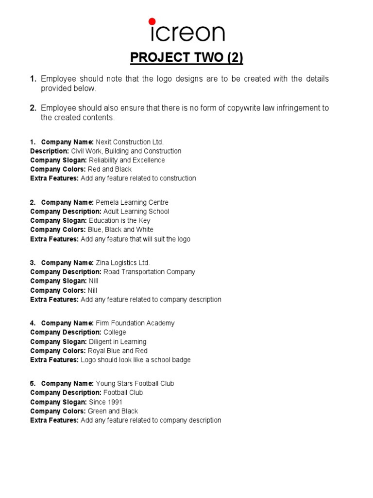 Project Two - 2-1 | PDF