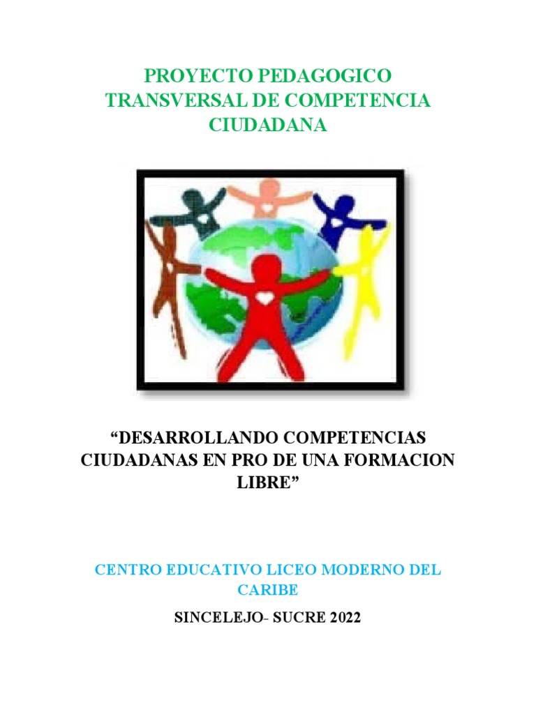 Proyecto Pedagogico Transversal de Competencia Ciudadana | PDF
