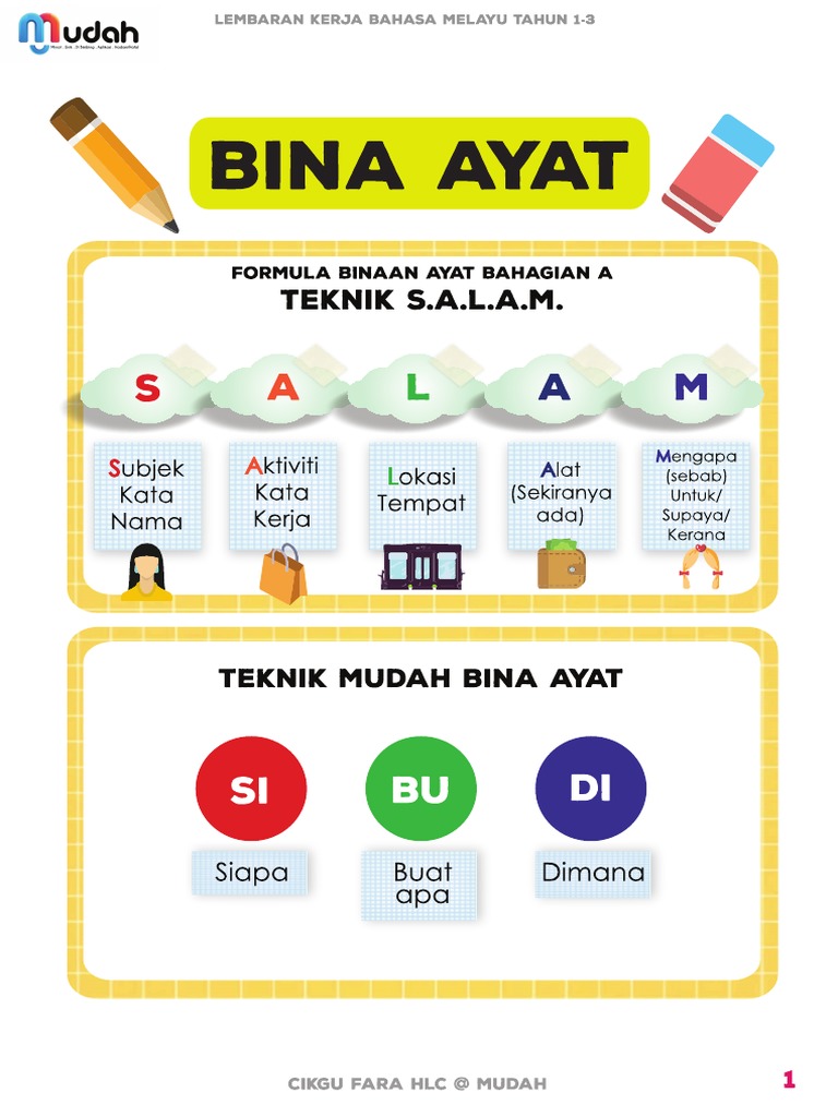 (WS BM Tahap 1) Bina Ayat | PDF