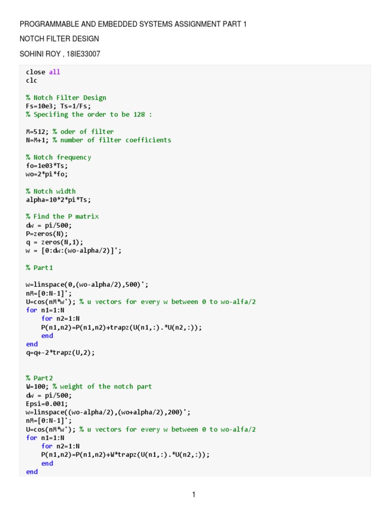 Notch 1KHz 512 | PDF