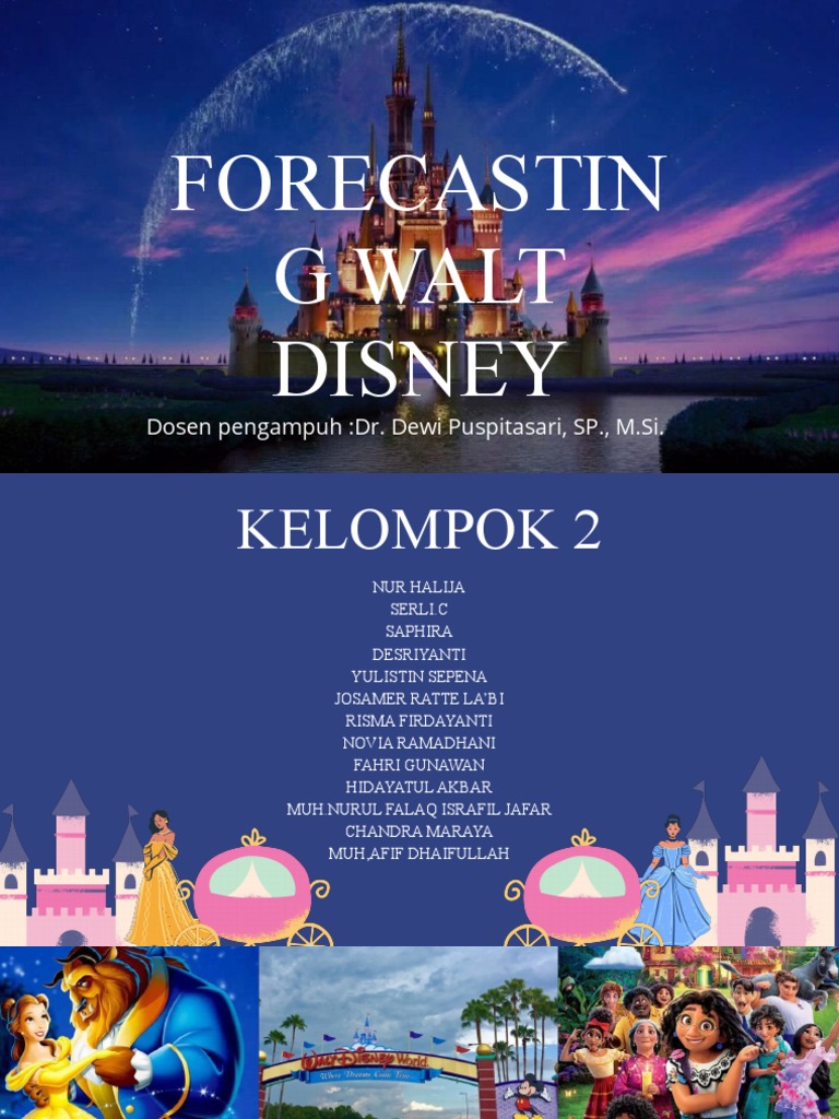Kelompok 2 - Forecasting Walt Disney | PDF