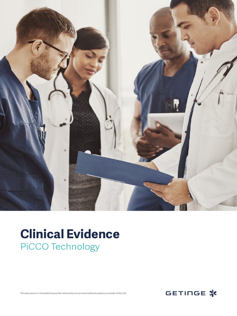 Picco Technology Clinical Evidence Brochure en Non - Us | PDF | Intensive Care Medicine | Angiology