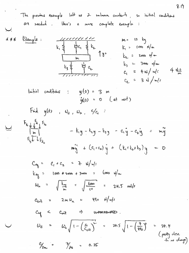 Extra Examples Vibrations v2 | PDF Extra Examples Vibrations v2 | PDF