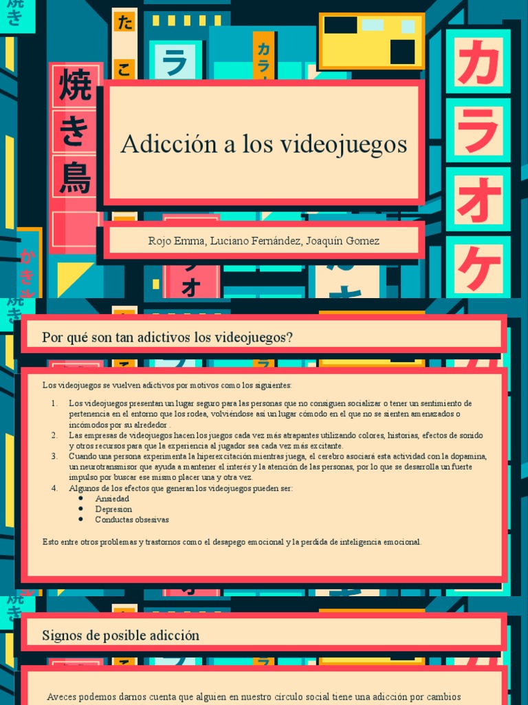 Adicción A Los Videojuegos | PDF | Terapia de conducta cognitiva | Trastorno depresivo mayor