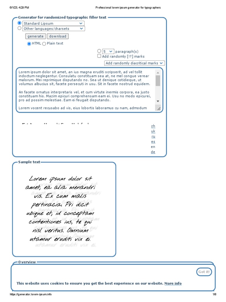 Lorem Ipsum - All The Facts - Lipsum Generator | PDF