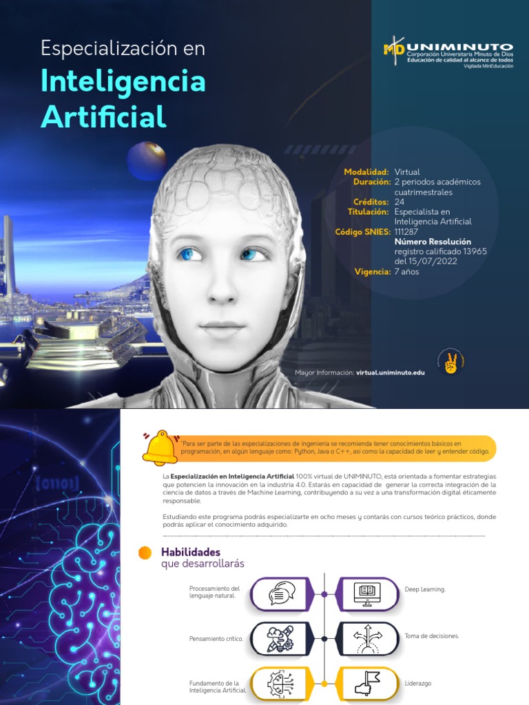 Especializacion en Inteligencia Artificial | PDF