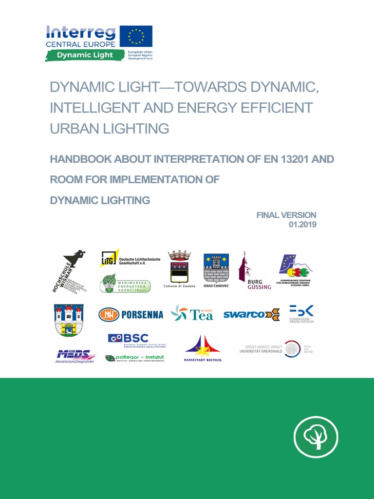 Handbook About Interpretation of EN 13201 Final Version 2019 01 - 27 | PDF | Lighting | Road