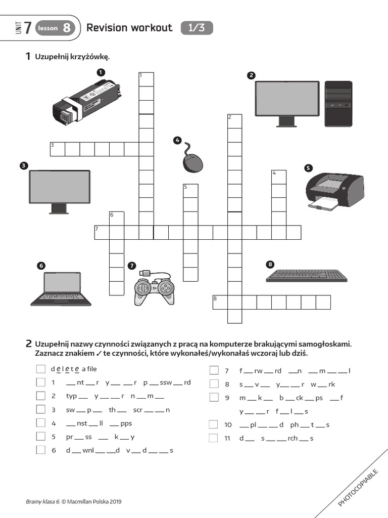Brainy Kl6 TRF Unit 7 Lesson 8 | PDF