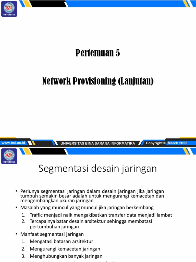 Optimasi Segmentasi & Desain Jaringan | PDF