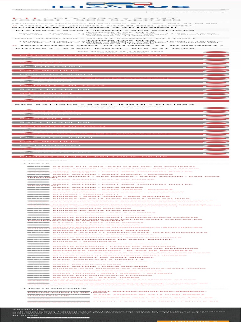 Líneas - Ibiza BusIbiza Bus | PDF