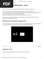 IELTS Listening and Reading Answer Sheet | PDF | International English ...