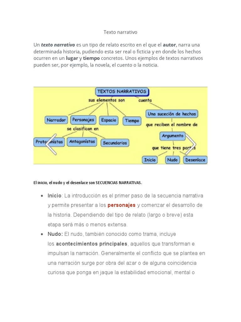Texto y Secuencia Narrativa | PDF | Narración | Cuentos