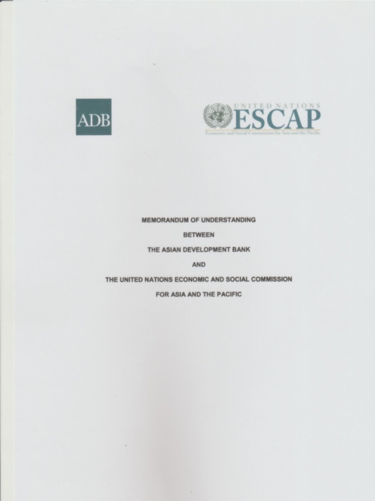 Scanned To PDF Sample MOU | PDF | Business