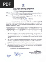 DA Payment Order for J&K Employees | PDF | Government Of India | Government
