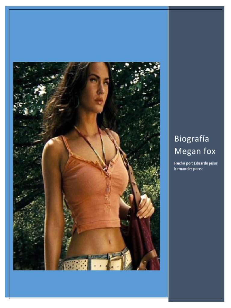 Biografia Megan Fox PDF | PDF