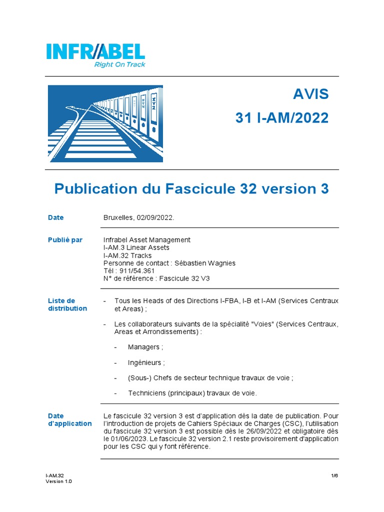Fascicule-5013 Fasicule 32 Version 3 | PDF