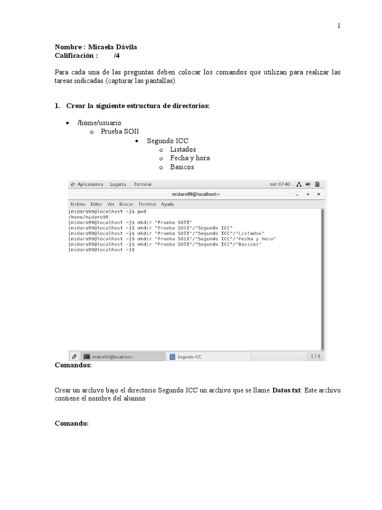 Prueba 13 de Mayo Parte2 | PDF | Archivo de computadora | Directorio (Computación)