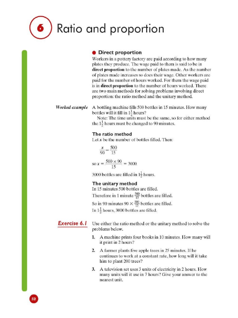 6.ratio Proportion | PDF