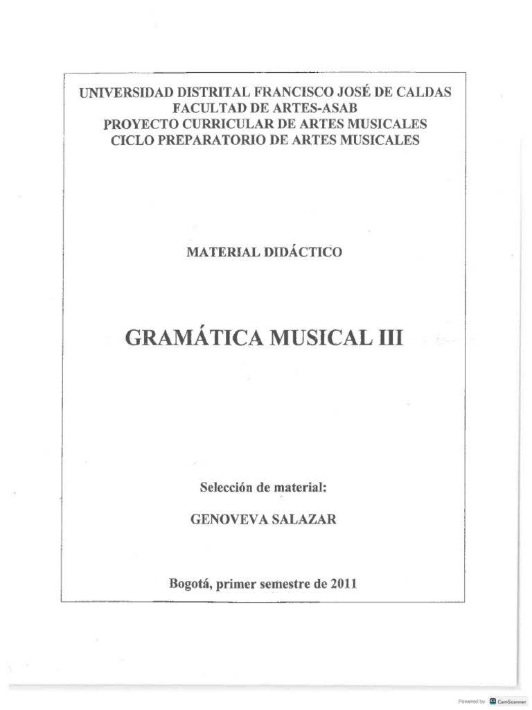 Gramática Musical Iii | PDF