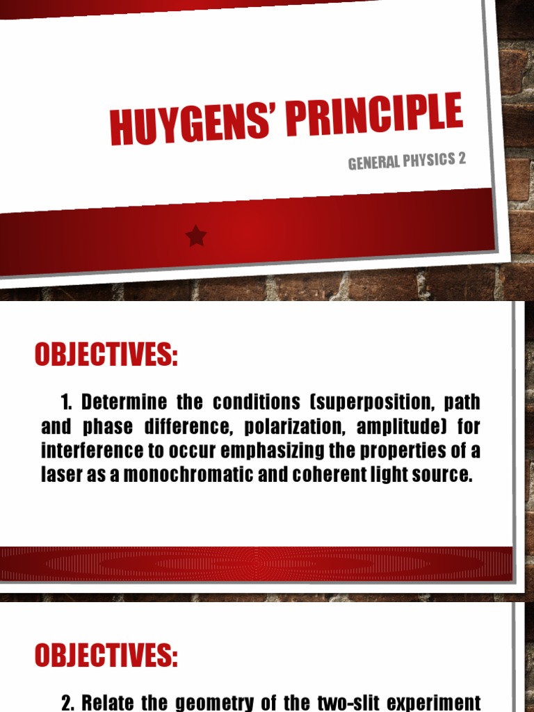 HUYGENs Principle | PDF