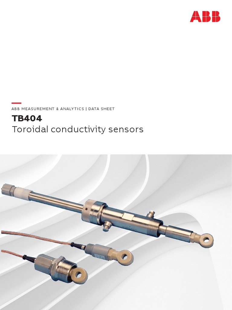 Toroidal Conductivity Sensors: Abb Measurement & Analytics - Data Sheet ...