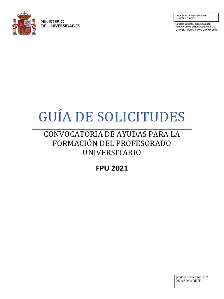 Guia FPU 2021 | PDF