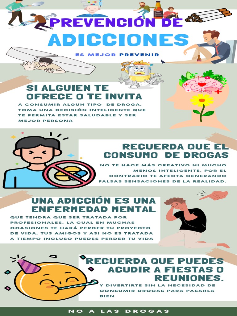 Infografia de Las Adicciones | PDF