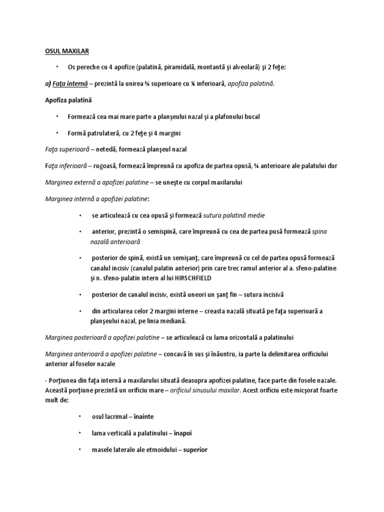 LP 5 Osul Maxilar Si Mandibular | PDF