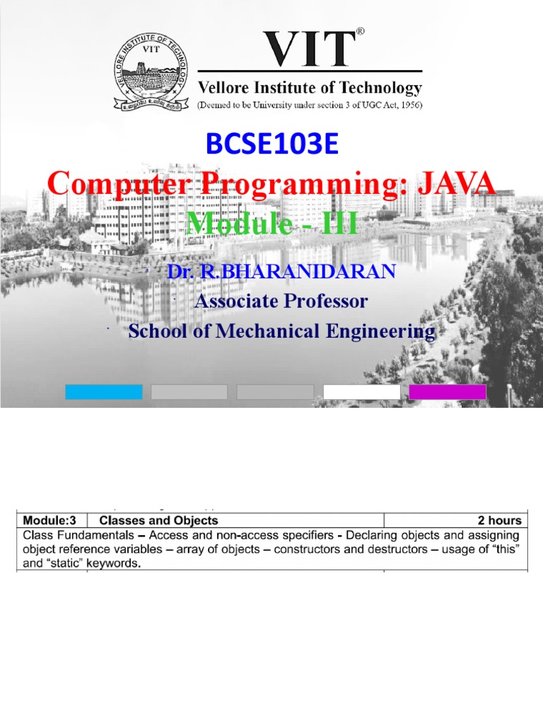Module 3 Pdf Programming Constructor Object Oriented Programming 1289