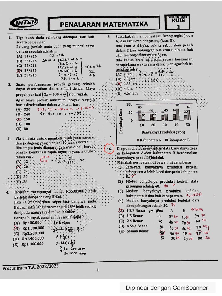 Pembahasan SI Kuis PM-1 | PDF