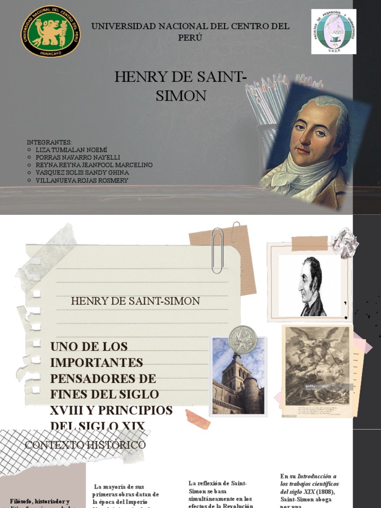 Henrri de Saint Simon | PDF