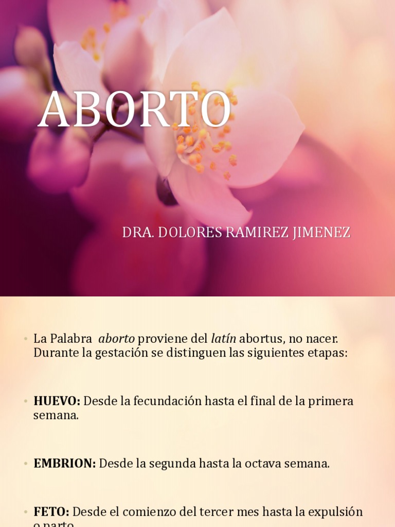 Tema Aborto | PDF | El embarazo | Aborto espontáneo