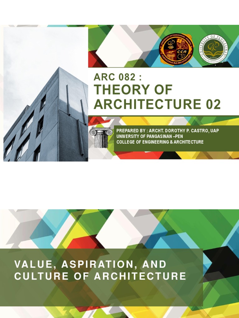 Values and Aspirations in Architecture | PDF