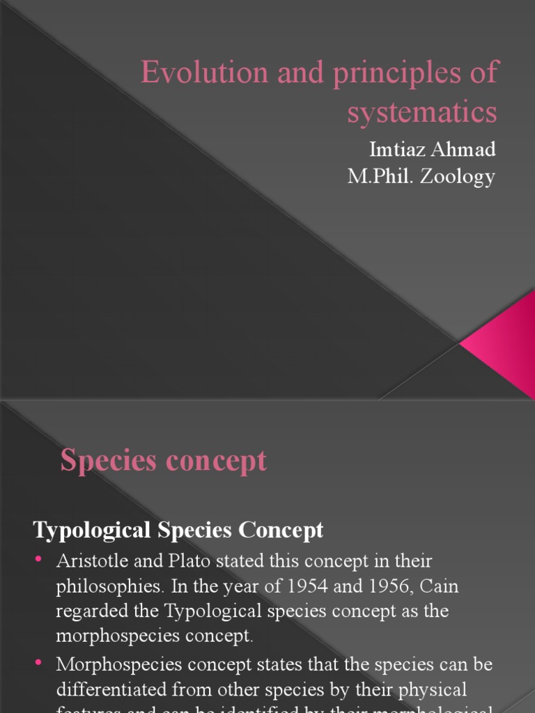 Species Concept | PDF