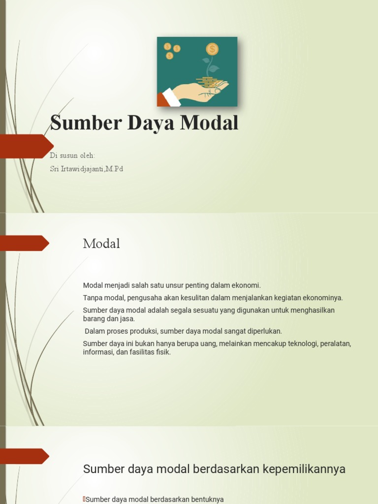 Sumber Daya Modal | PDF