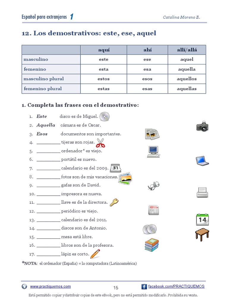 Ejercicios Demostrativos 3 | PDF