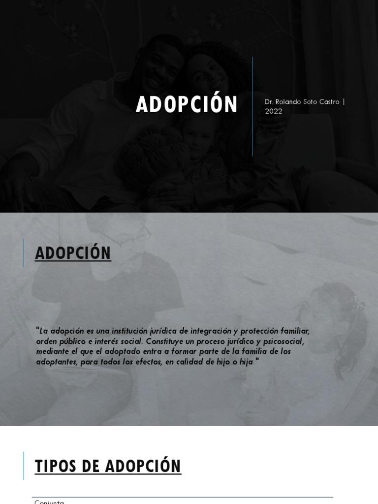 ADOPCIÓN | PDF | Adopción | Familia