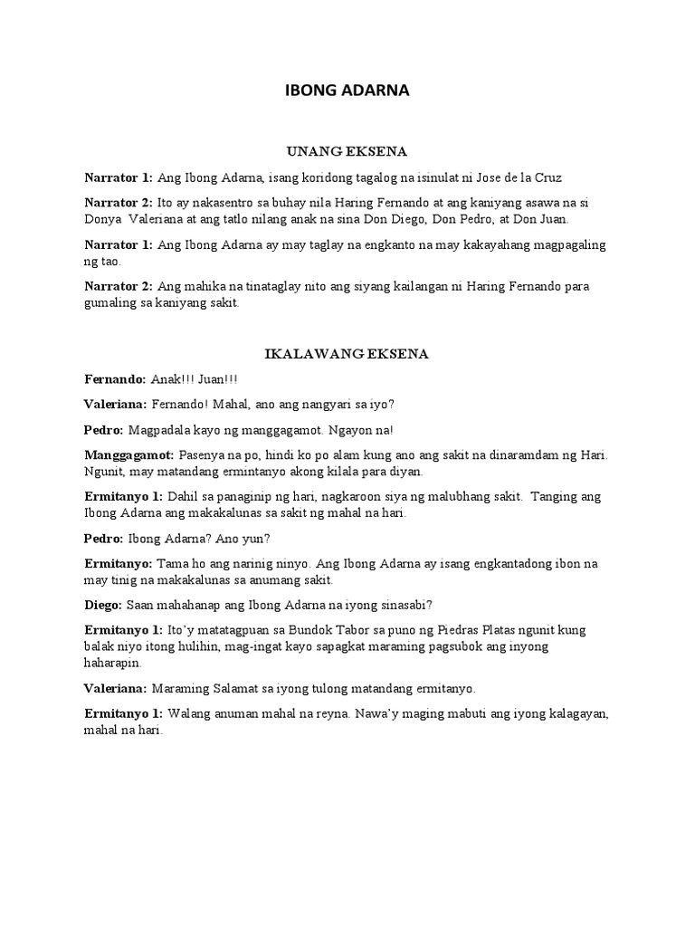 Script Ibong Adarna Pdf 1662