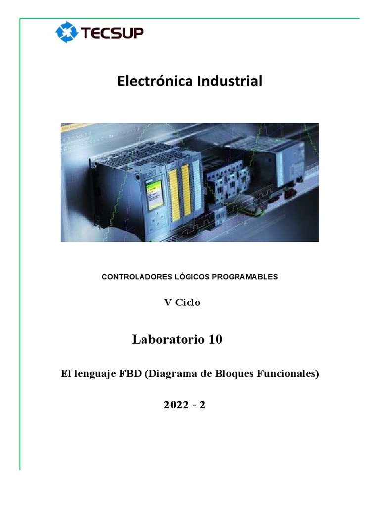 Glab S10 Paparicio 2022 2 | PDF | Controlador lógico programable | Lenguaje de programación