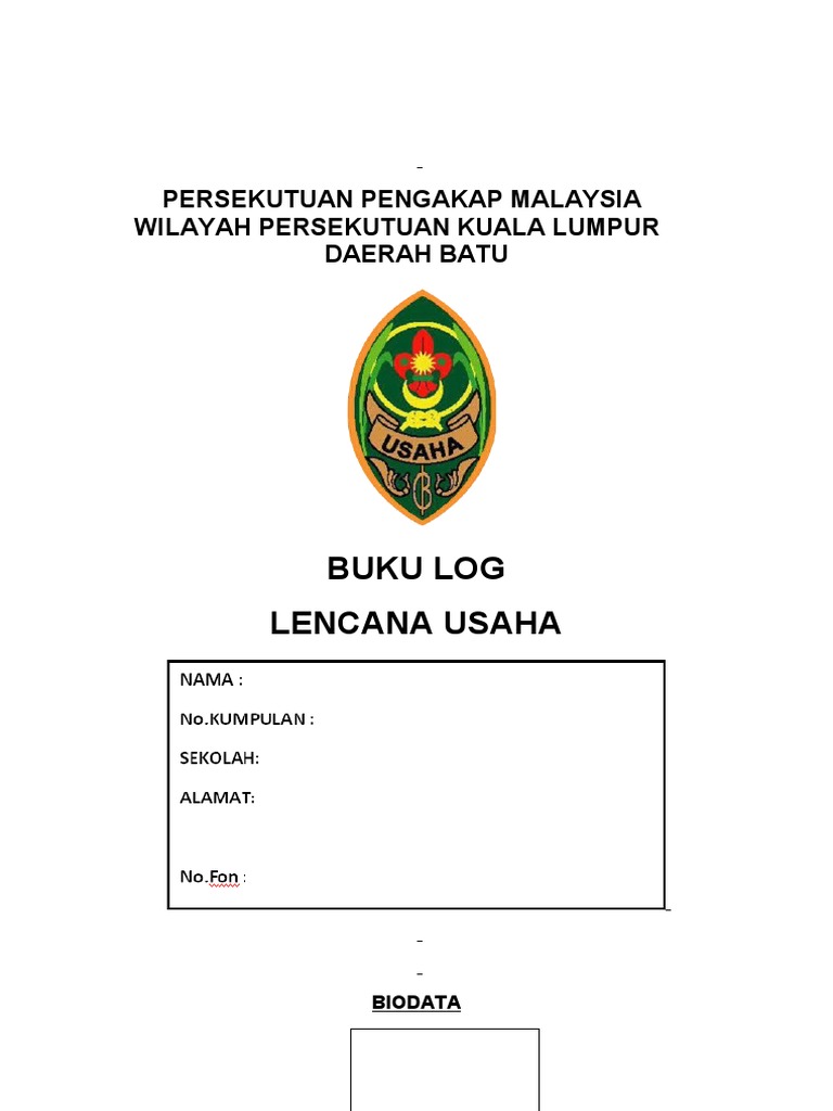 Nota Buku Log Lencana Usaha-1 | PDF