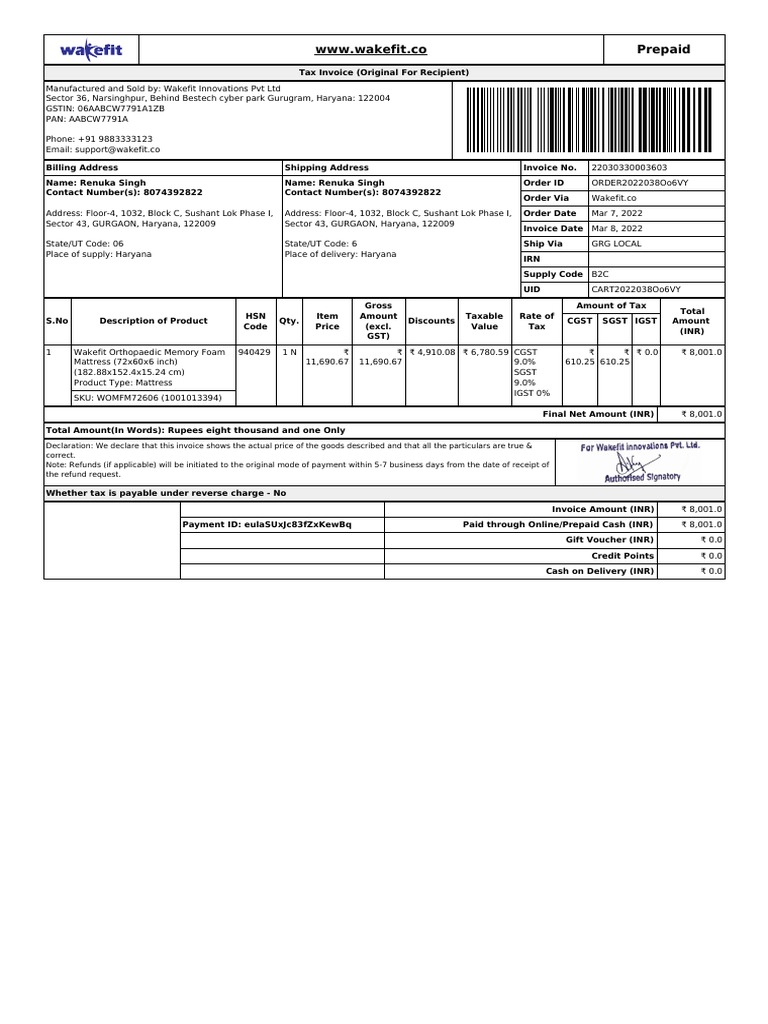 Invoice | PDF | Invoice | Business