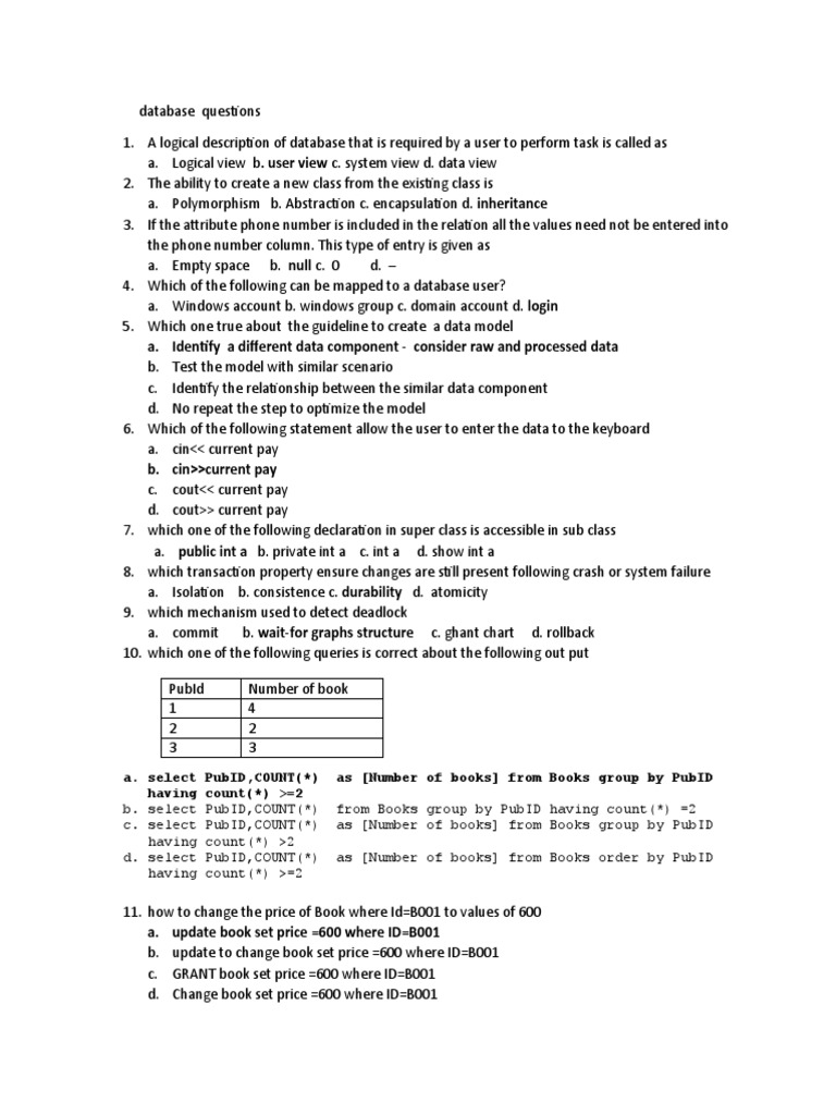 Coc Exam Level4 | PDF | Databases | Microsoft Sql Server