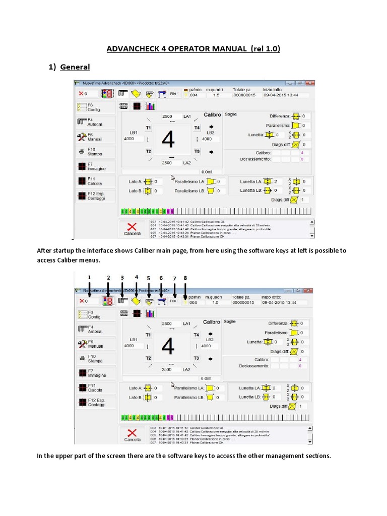 ADVANCHECK 4 Operator Manual Overview | PDF | Image Resolution ...