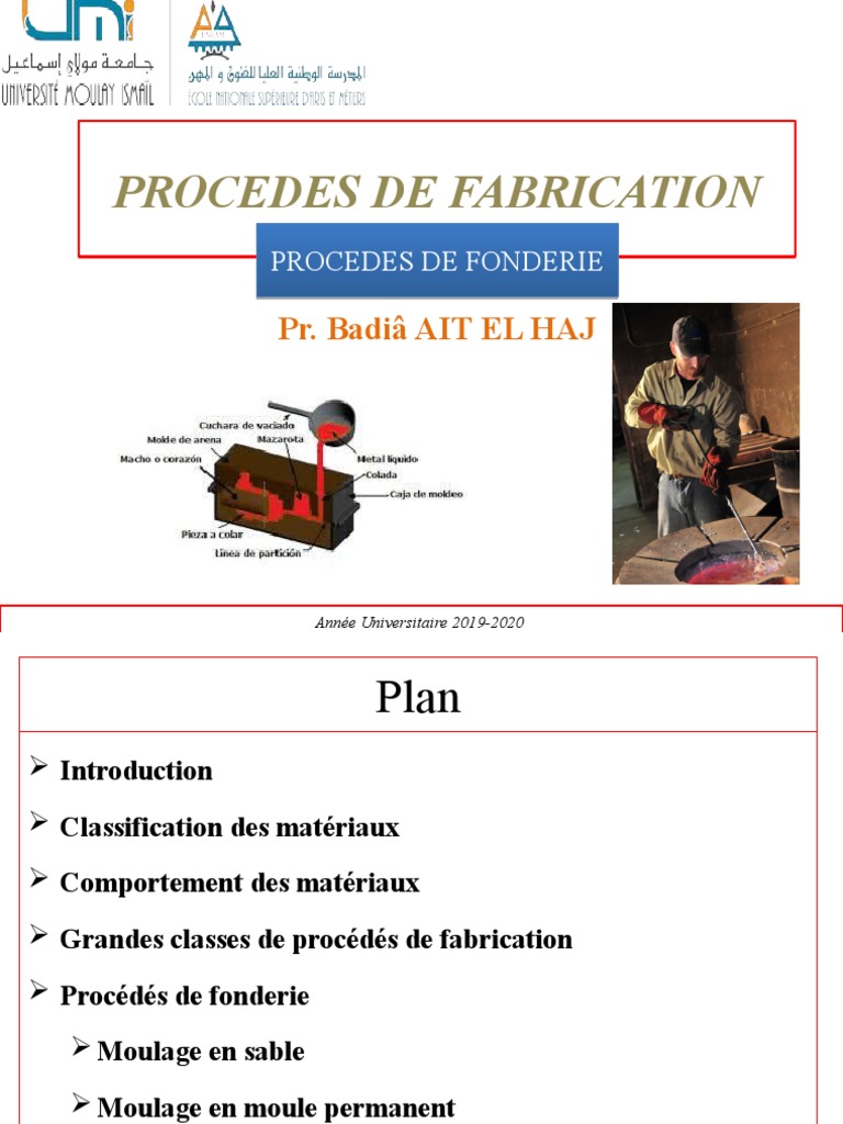 Cours Procédés de Fonderie | PDF