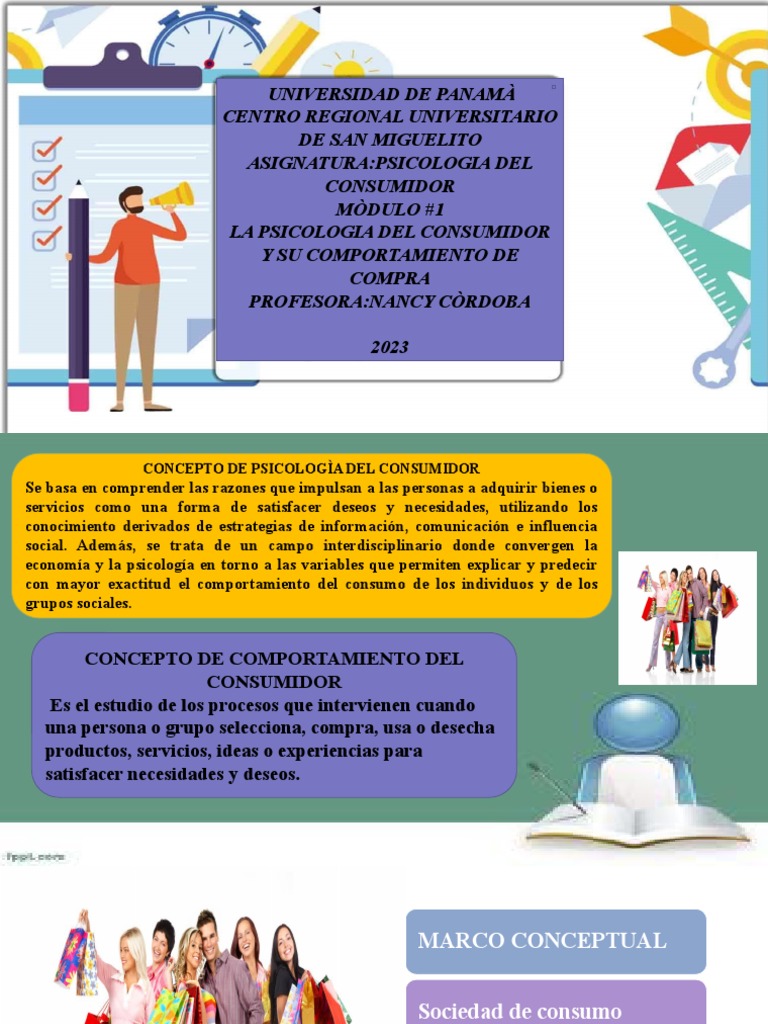 Mòdulo #1. Psicologia Del Consumidor y Comportamiento Del Consumidor - para Hacer Video | PDF